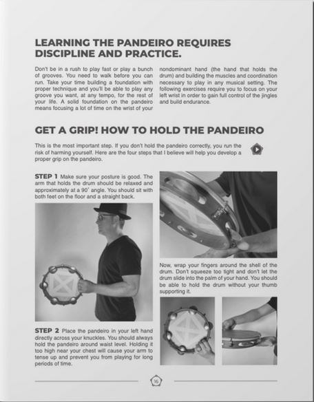 Scott Kettner – The Essential Pandeiro Method (Book) | Louisiana Music Factory